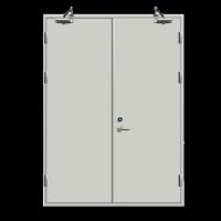 China Customized 40/45/55 mm Galvanized Steel Fire Rated Emergency Exit Metal Doors with UL Certification for sale