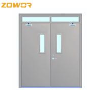 China UL Listed 1.5 Hour Fire Rated Steel Door for Hotels - 1200mm Width, 2438mm Height for sale
