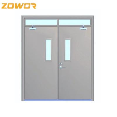 China UL Listed 1.5 Hour Fire Rated Steel Door for Hotels - 1200mm Width, 2438mm Height for sale