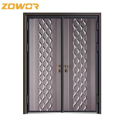 China Aluminum Luxury Villa Entrance Door Main Exterior Doors Design for sale