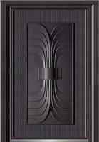 China Front Villa Entrance Door Luxury Iron Entry Door Double for sale