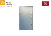 China UL Listed 90-Minute Fire Resistant Steel Door with 45mm Thickness and Powder Coating Finish for Commercial Buildings for sale