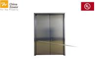 China 30Min 120mm Frame 45mm Leaf Fire Resistant Glass Door for sale