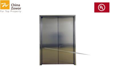 China 30Min 120mm Frame 45mm Leaf Fire Resistant Glass Door for sale