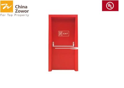 China Powder Coating External Glazed Fireproof Steel Door for sale