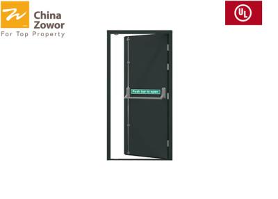 China Steel 90Min Panic Bar FD30 Frameless Fire Rated Doors for sale
