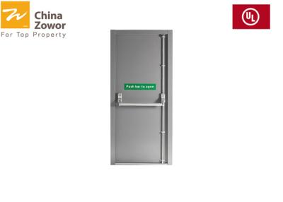 China Single Leaf 90-Minute UL Listed Fire Door 1200x2400mm with 53mm Magnesium Oxide Core and Steel Construction for sale