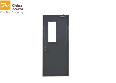 China 1 3/4''Thick UL Certified Fire Safety Door With Vision Panel For Residential Apartment for sale
