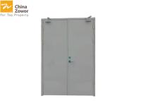 China Powder Coated Custamizable Fire Rated Steel Doors/ Fire Safety Door Right/ Left Open for sale