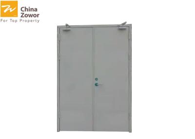 China Powder Coated Custamizable Fire Rated Steel Doors/ Fire Safety Door Right/ Left Open for sale