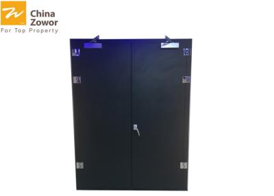 China 90 Min Double Opened Galvanized Steel 32 dB Acoustic Fire Safety Door in Quatar for sale