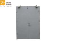 China UL Certified 2 Hours Rated Steel Fire Safety Door For Industrial Vents/ Powder Coating Finish for sale