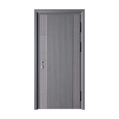 China Villa Morden Front Steel Entry Door with Frame - Sound Proof Design, Custom Sizes 2050×960mm or 2050×860mm, CE Certified for sale