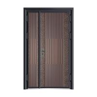 China 90mm Thick Steel Security Door with 13-Point Lock System - Custom Villa Entry Door 1.5-2.0mm Frame for sale