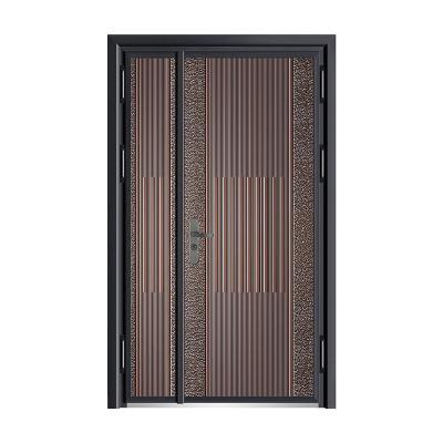 China 90mm Thick Steel Security Door with 13-Point Lock System - Custom Villa Entry Door 1.5-2.0mm Frame for sale