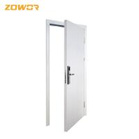 China BS Fire Rated Timber Door with Glass - 8' x 8' Maximum Size - FD60 Rated - Multiple Wood Grain Options for sale