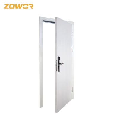 China BS Fire Rated Timber Door with Glass - 8' x 8' Maximum Size - FD60 Rated - Multiple Wood Grain Options for sale