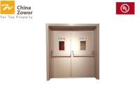 China FD30 Fire Rated Commercial Steel Door 40mm Thick with 30-Minute Fire Rating and Powder Coated Finish for sale