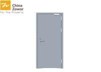 China Single Swing 90 Minute Insulated Commercial Steel Fire Door - 55mm Thickness, 1400×2300mm Size, BS476 & GB12955 Certified for sale