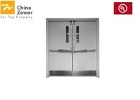 China Light Grey Fire Safety Single Door For Emergency Exit/ BS Certified/ 2 Hours Fire Rating for sale