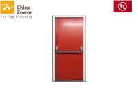 China 1 Hour Rated 45 mm Thick Single LHA Fire Safety Steel Door For Commercial Building for sale