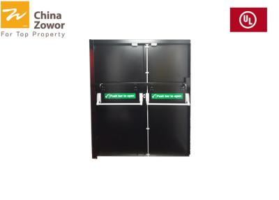 China Galvanized Steel 30/60/90mins Powder Coated Pre-hung Exterior Fire Rated Safety Door for sale