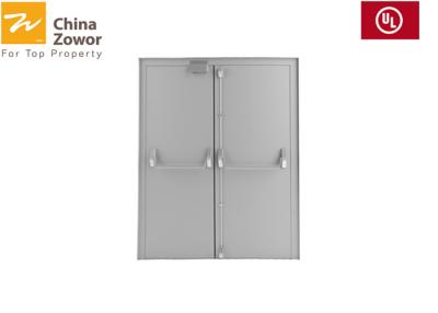 China 60 Min Galvanized Steel Single Swing Commercial Fire Safety Door With SS Panel in Al Ain for sale