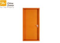 China Single Swing Left Handed 1 Hour Fire Door - 40mm Galvanized Steel Insulated Commercial Fire Door with 90mm Frame for sale