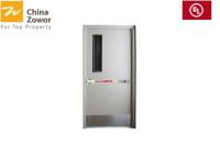 China Single Swing Right Hand 40 mm Steel Panel FD30 Fire Door in Steel Frame for sale
