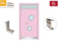 China BS Steel Insulated Fire Door with 90-Minute Fire Rating - Galvanized Steel Construction 45-65mm Thickness for sale