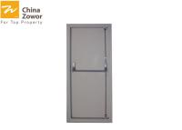 China 90 Minute Fire Rated Steel Insulated Door with Panic Bar - 45mm Thickness, 2400mm Height, Powder Coated Finish for sale