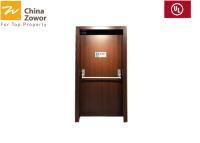 China 70mm Single Swing Steel Fire Door with 90-Minute Fire Rating and 40dB Soundproof Performance for sale