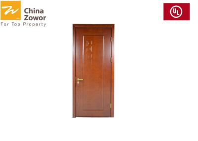 China UL Listed 1-Hour Fire Rated Steel Door with Vision Panel - 0.8mm Galvanized Sheet, 45-55mm Thickness for sale