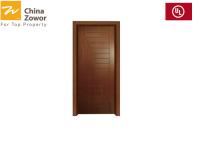 China BS476 Teak Wood Fireproof Doors 45-55mm Thickness with 30-90 Minute Fire Rating for Hotels for sale