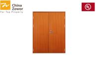 China 30-90 Minute Fire Rated Wood Doors with Perlite Board Infilling - 45-55mm Thickness, HPL Finish, BS & CCC Certified for sale