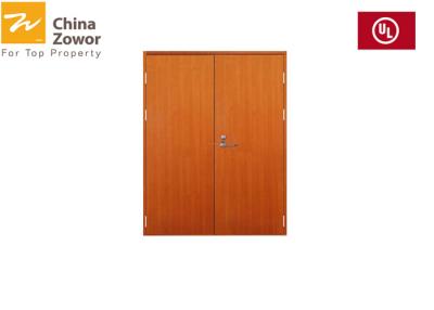 China 30-90 Minute Fire Rated Wood Doors with Perlite Board Infilling - 45-55mm Thickness, HPL Finish, BS & CCC Certified for sale