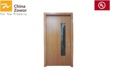 China BS Standard 60-Minute Fire Rated Wooden Doors with HPL Finish - 45mm to 55mm Thickness, Custom Sizes Up to 8' x 8' for sale
