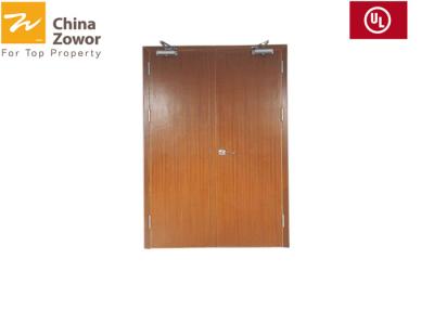 China BS Certified Fireproof Wooden Doors with Vision Panel - 30/60/90 Min Fire Rating, 8mm Fire Panel & China Fir Construction for sale