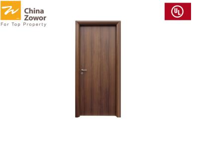 China White Fire Rated Wood Door with Steel Frame - 55mm Thickness, 90/60/30 Minute Fire Ratings, Custom Sizes for sale