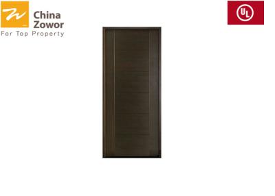 China BS476 Tested 3' x 7' White Maple Timber Fire Door with Steel Frame - 90 Minute Fire Rating, 52mm Thickness for sale