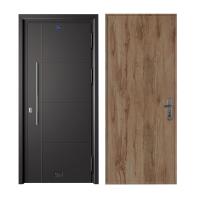 China Custom Stainless Steel Soundproof Villa Front Security Door 2100x900x120mm with 45kg Weight for sale