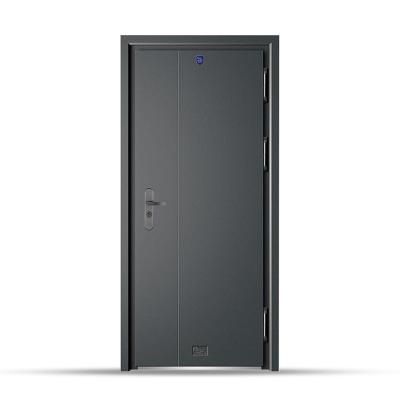 China Customized Modern Villa Security Iron Door 90mm Thickness with 13-Point Lock System and Matte Finish for sale