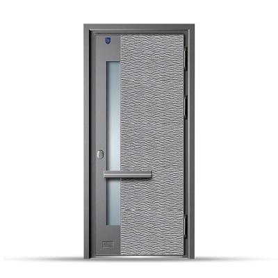 China Villa Exit Door Single Double Leaf Steel Security Door 2050×960mm 2050×860mm with CE Certification for sale