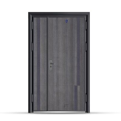 China Security Armored Stainless Steel Entrance Door 2100x900x120mm for Villa with Soundproofing and Custom Sizing for sale