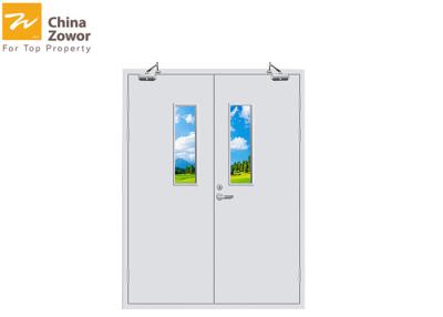 China 45mm & 55mm Stainless Steel Fire Rated Twin Doors - 30/60/90 Min Fire Rating with CCC Certification for sale
