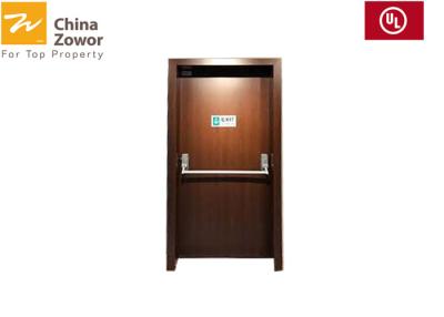 China BS Standard 1 Hour Fire Rated Galvanized Steel Fire Door 54mm Thick with Heavy Duty Hinges for sale