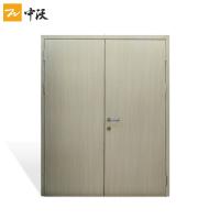 China Red Color 60-Minute Rated Steel Fire Exit Door with Spy Glass - 45mm Thick, UL Certified, 35kg/m² Weight for sale