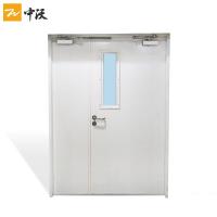 China Dark Gray Unequal Leaf Modern Fire Rated Door with Vertical Glass - 45mm Thick, 2-Hour UL Certified, Max Size 2401mm × 2403mm for sale