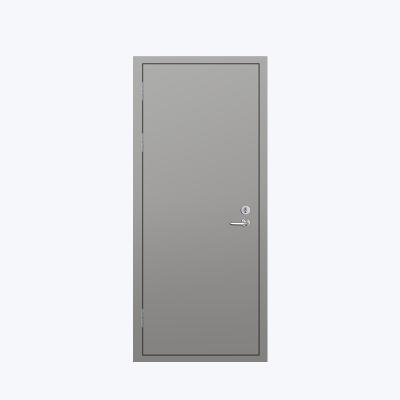 China Double Swing Steel Fire Exit Door with Vision Panel - 2 Hour Fire Rating, 45mm Construction, 915x2134mm Standard Size for sale