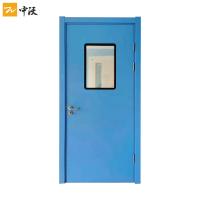 China 30 Min Vision Glass Panel Steel Exterior Fireproof Hospital Doors - 200×600×32 mm Glass, 2 Year Warranty for sale